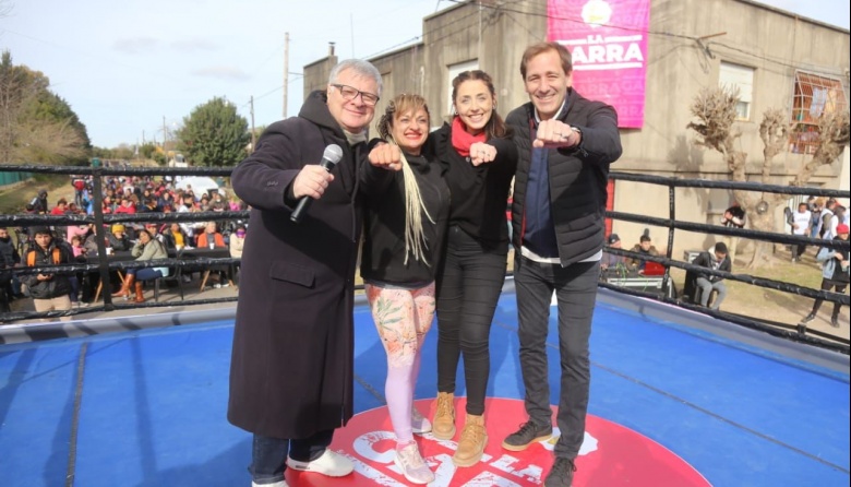 Julieta Quintero y Garro encabezaron el acto de lanzamiento de "La ...